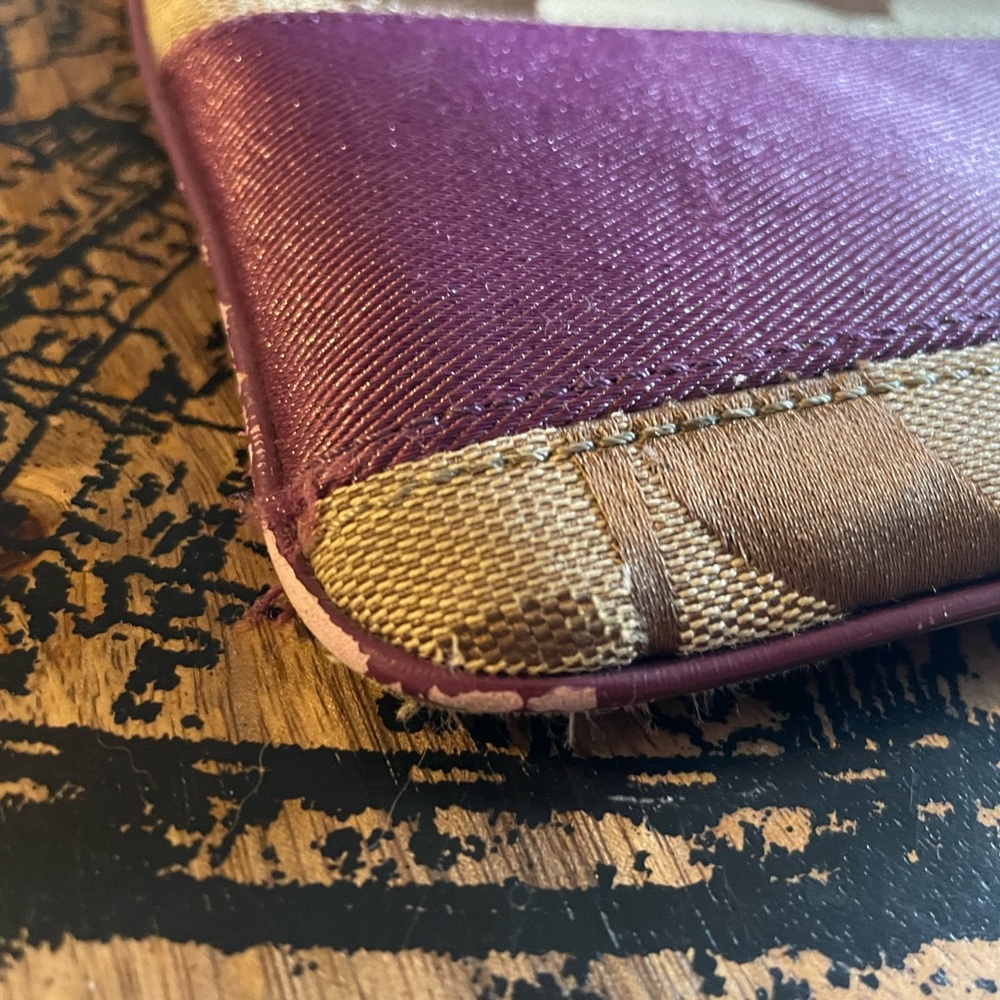 Purple Coach Crossbody Bag - Gem